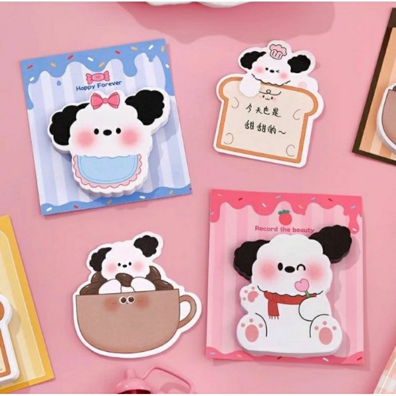 Jual Sticky note karakter gambar hewan binatang animal kartu cartoon ...