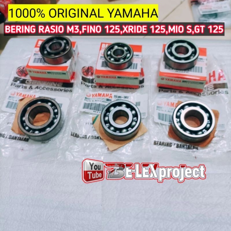 Jual PAKET BEARING RASIO MIO M3,FINO 125,XRODE 125,MIO S,SOUL GT 125 ...