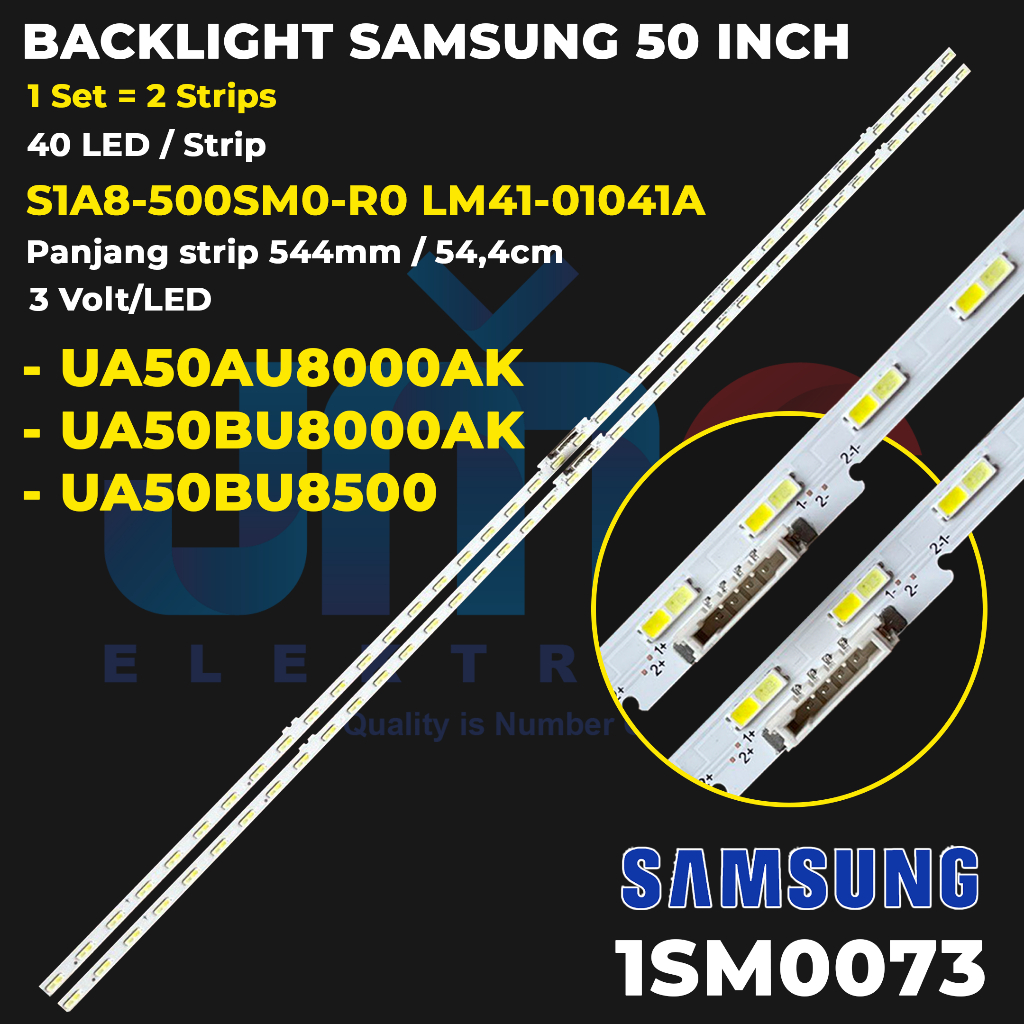 Jual Backlight TV SAMSUNG 50 Inch UA50AU8000K UA50BU8000K S1A8-500SMO-RO LM41-01041A | Shopee ...