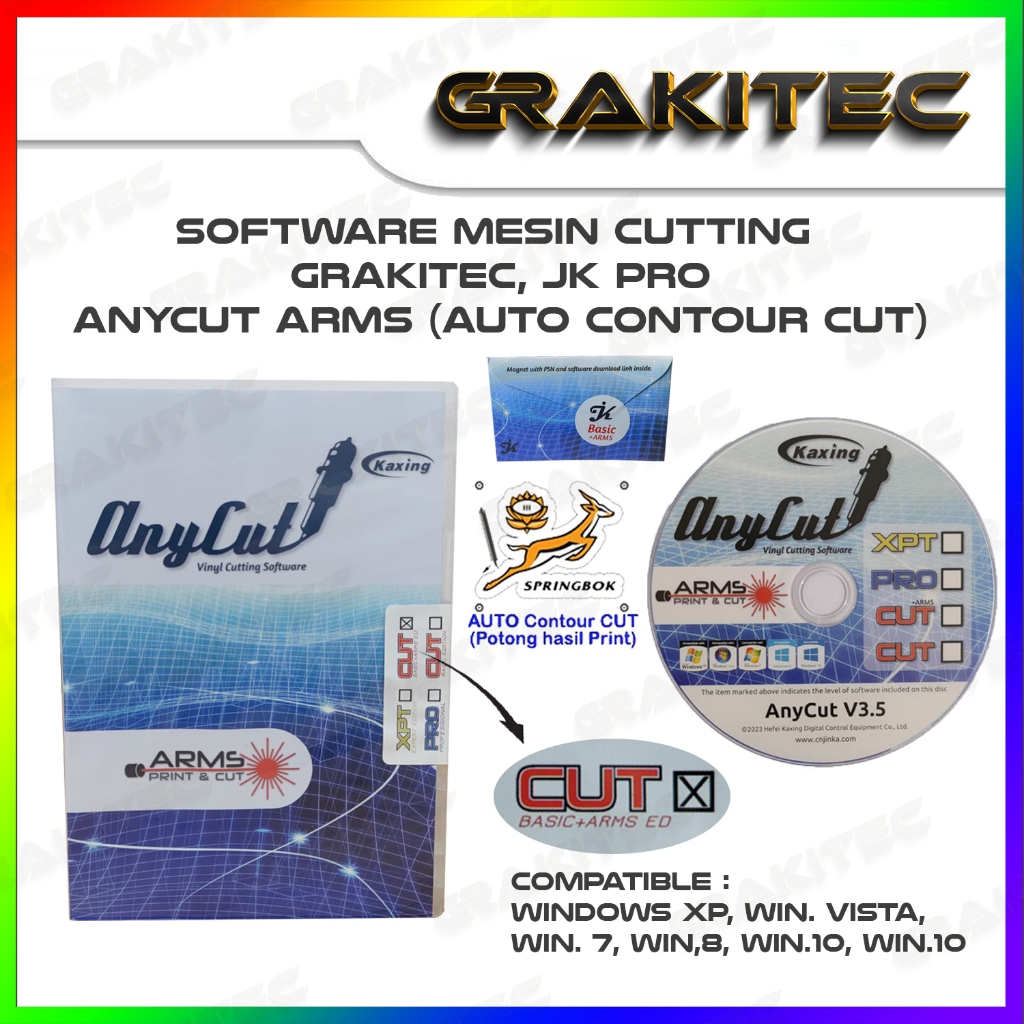 Jual Software Anycut Basic Edition - Contour Cut / Basic + Arms ( Auto ...