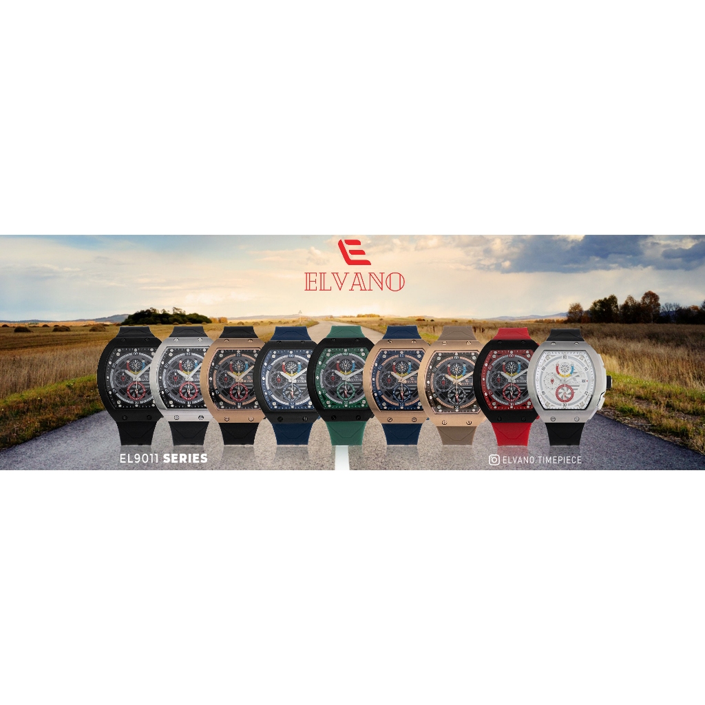 Jual ELVANO Men's Watches EL9011 Series | Shopee Indonesia
