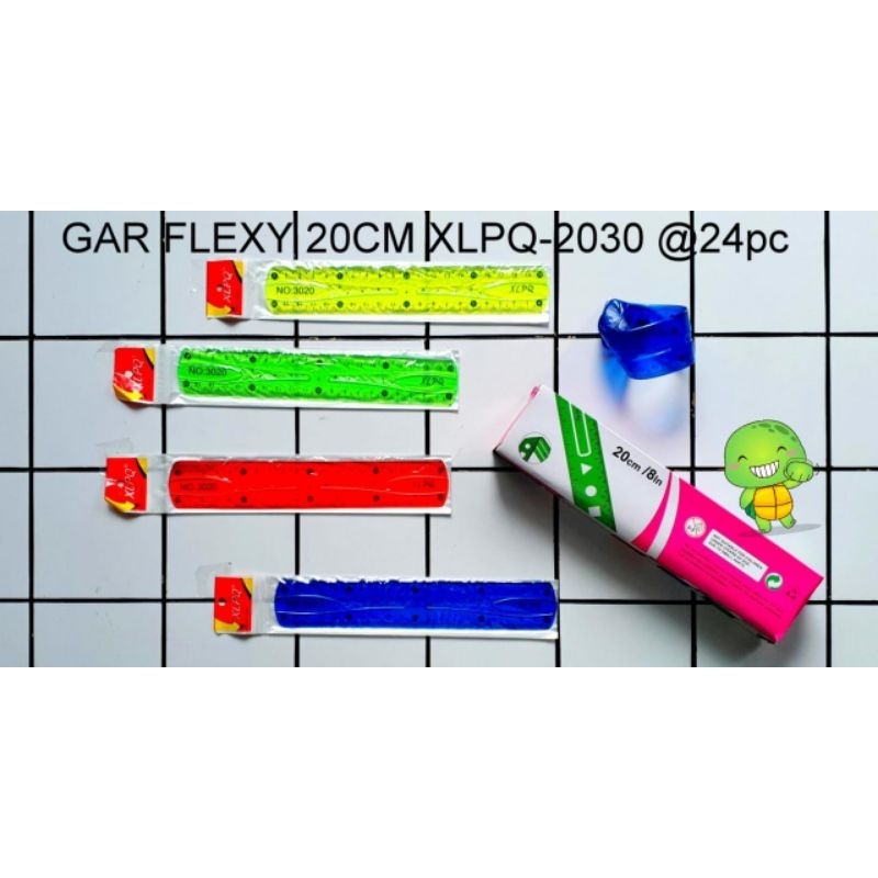 Jual Pengaris fiber / Flexible Ruler ukuran 20cm | Shopee Indonesia