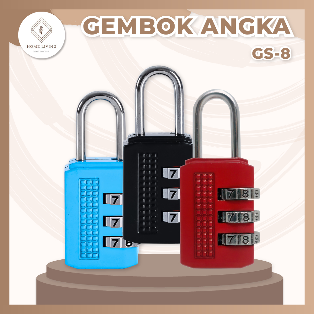 Jual Gembok Angka Gembok Pin Gembok Tas Koper Gembok Kode Gembok ...