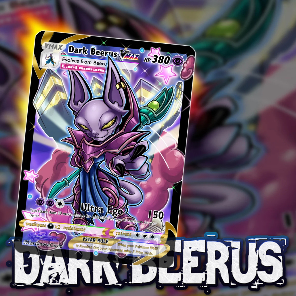 Jual KARTU POKEMON TCG HOLOGRAM SPECIAL DRAGON BALL - DARK BEERUS ...