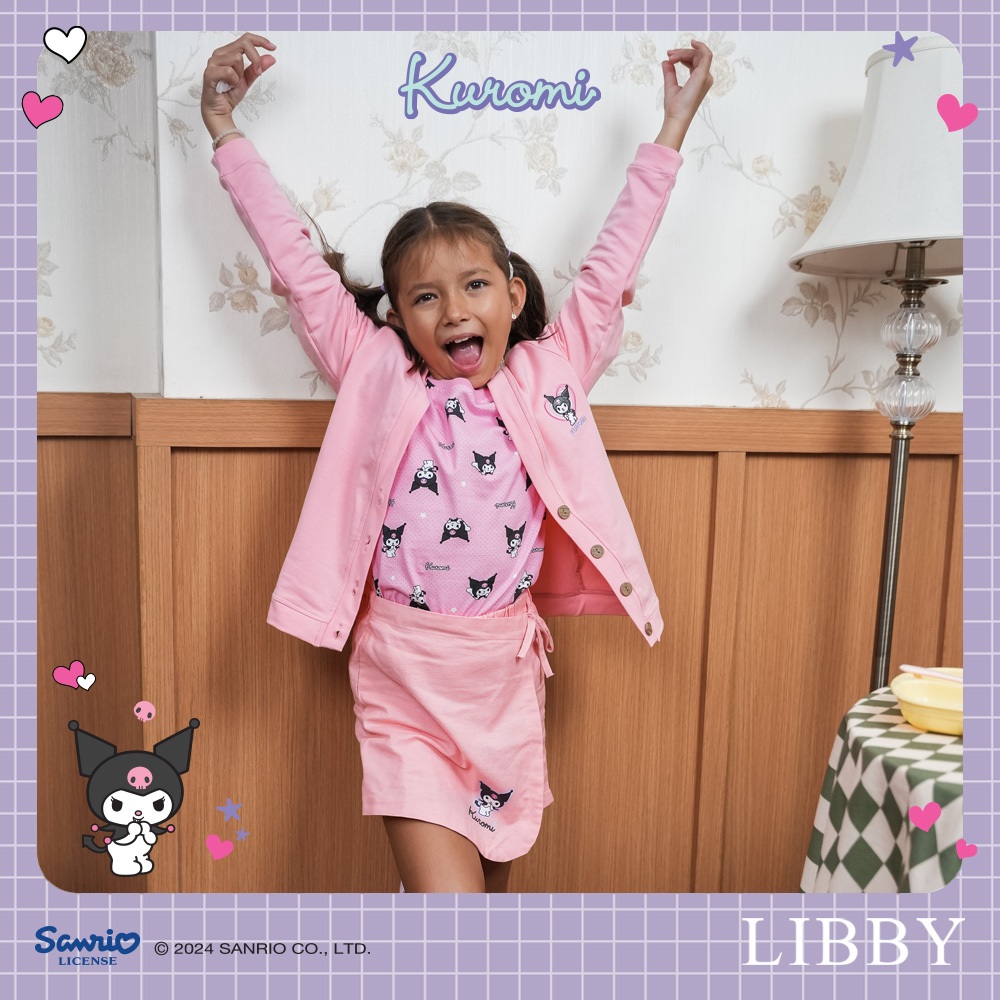 Jual LIBBY Sanrio Elio Cardigan Anak Perempuan Kuromi Cinnamoroll 9 Bulan- 14 Tahun(1 Pcs ...