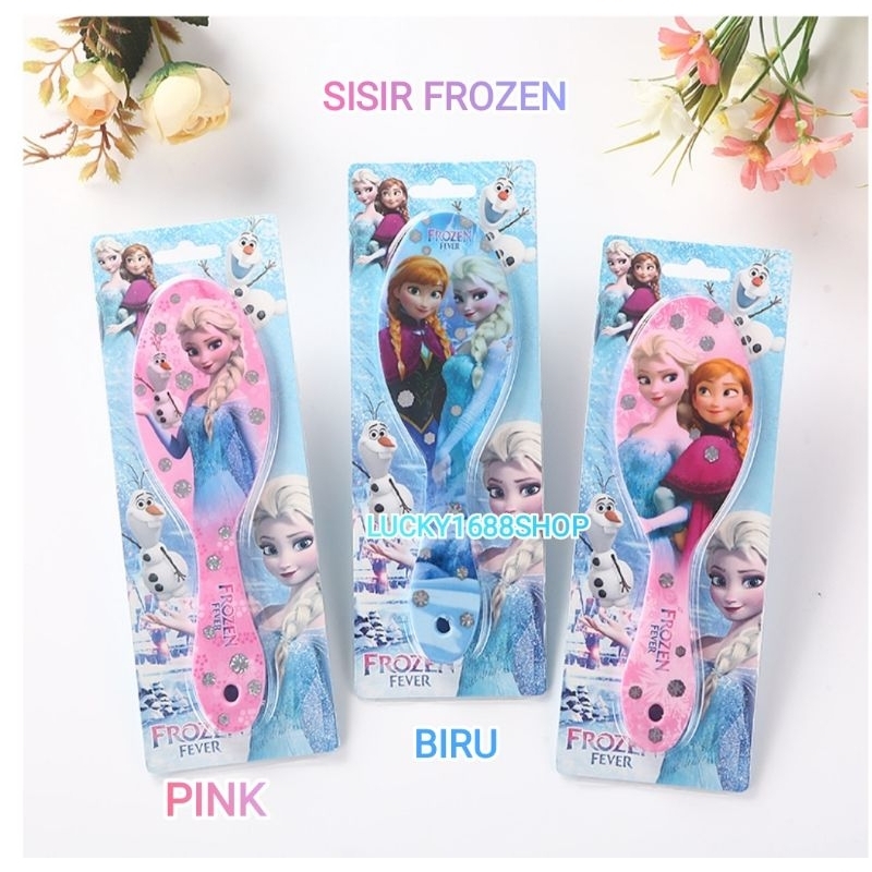 Jual Sisir Frozen Elsa Anna Anti Kusut Premium Hello kitty / MICKEY ...