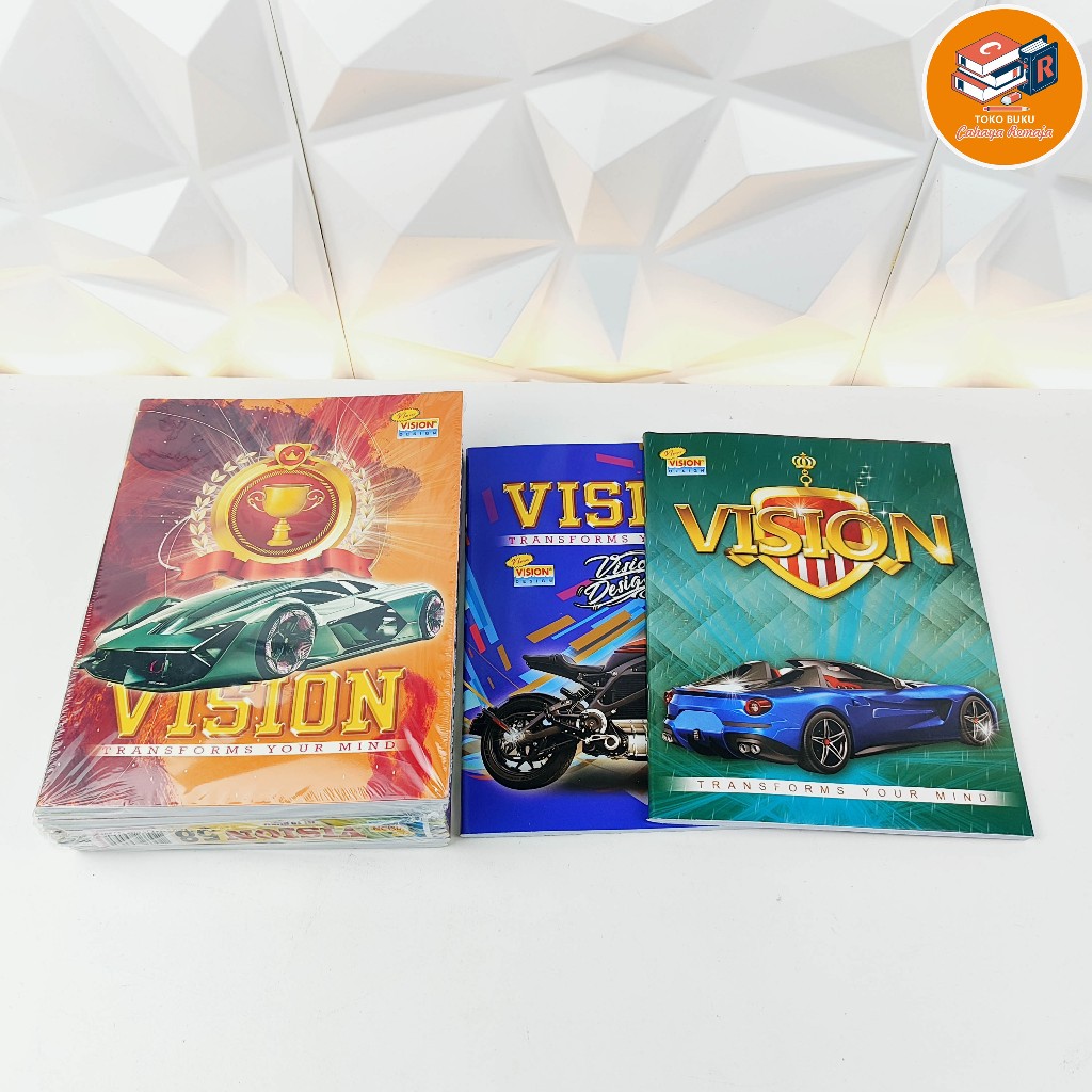 Jual Buku Tulis Vision Satuan 58Lembar Buku Sekolah | Shopee Indonesia