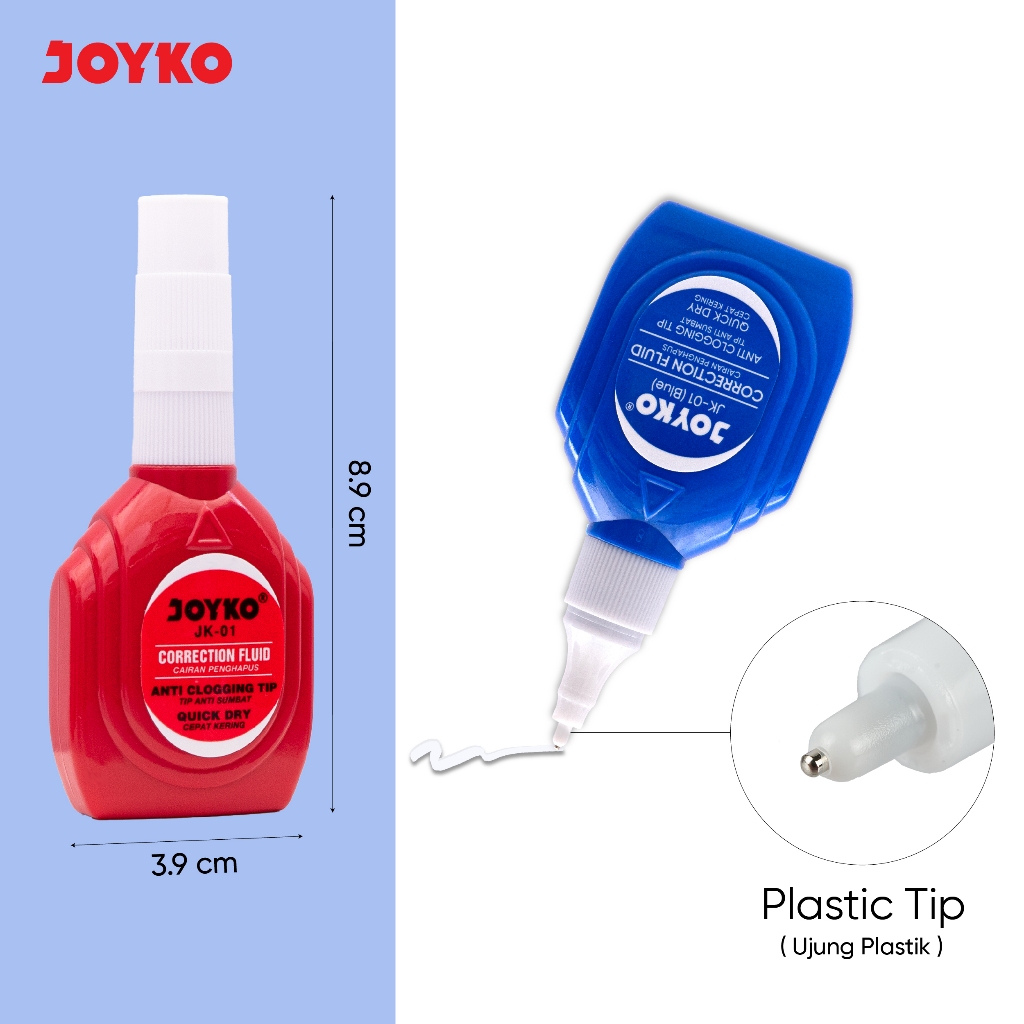 Jual JOYKO CORRECTION FLUID JK-01TIPEX CAIR JOYKO JK01 TIPX TIP-EX 1 ...