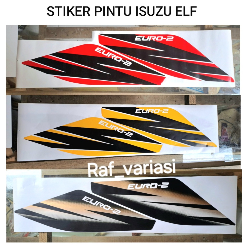 Jual Stiker Pintu Isuzu Elf EURO-2 Nkr71 Nhr55 / Stiker Elf EURO-2 ...
