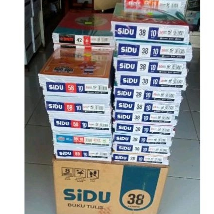 Jual Buku Tulis SIDU isi 38 lembar Pak 10 buku | Shopee Indonesia
