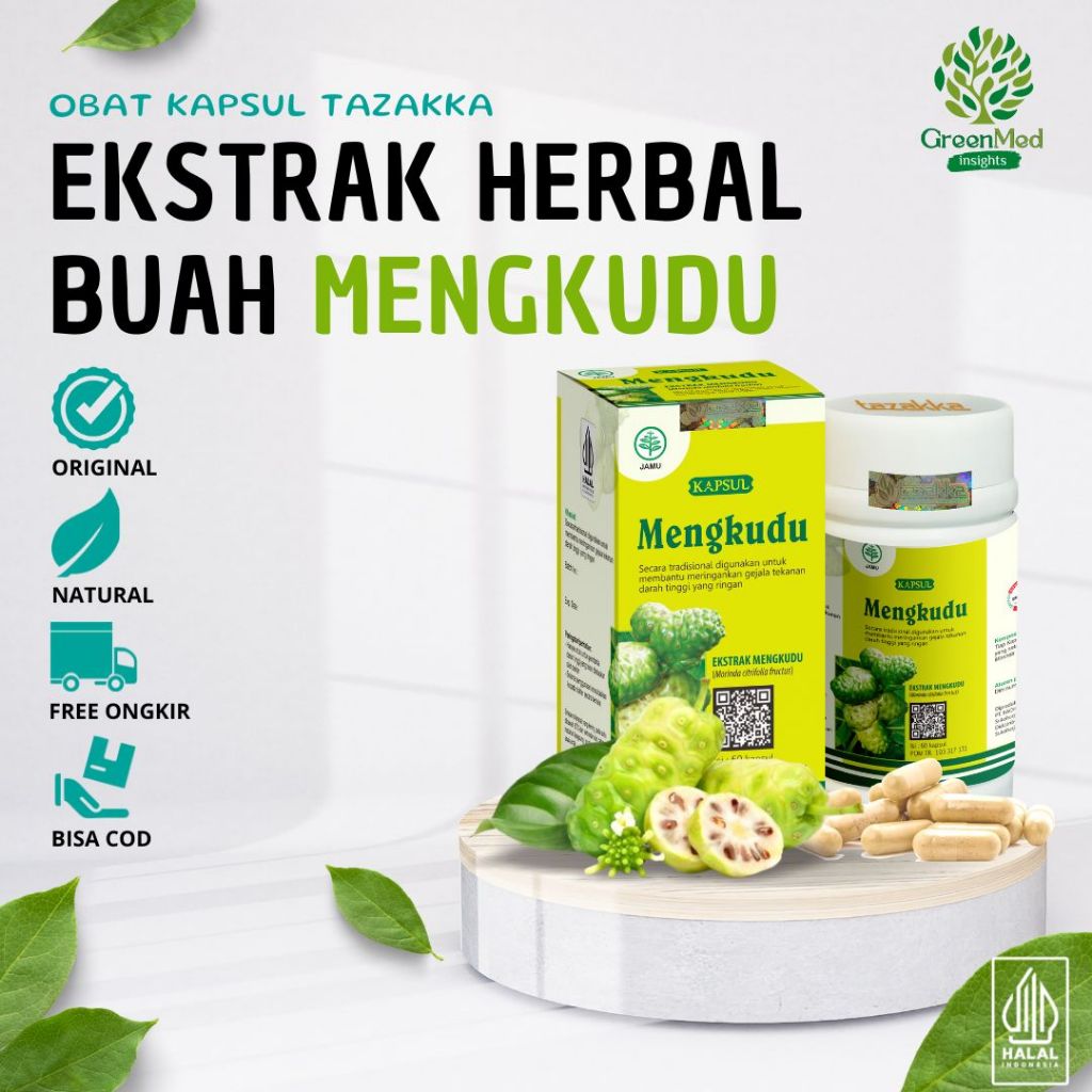 Jual KAPSUL BUAH MENGKUDU ASLI ORIGINAL TAZAKKA EKSTRAK NONI OBAT ...