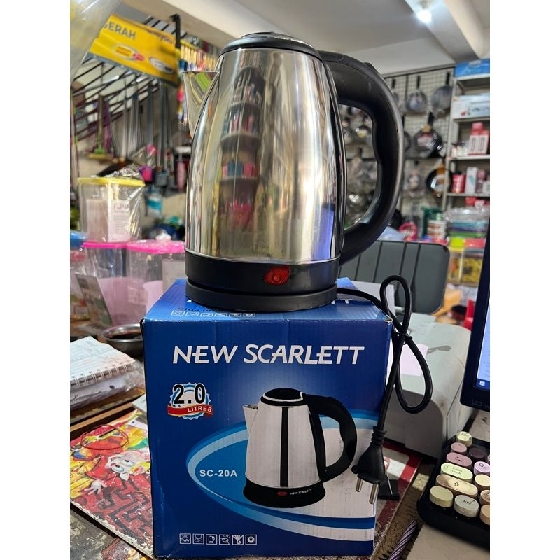 Jual Teko Listrik New Scarlett 2L/Teko Listrik Scarlett 2L/Teko Listrik ...
