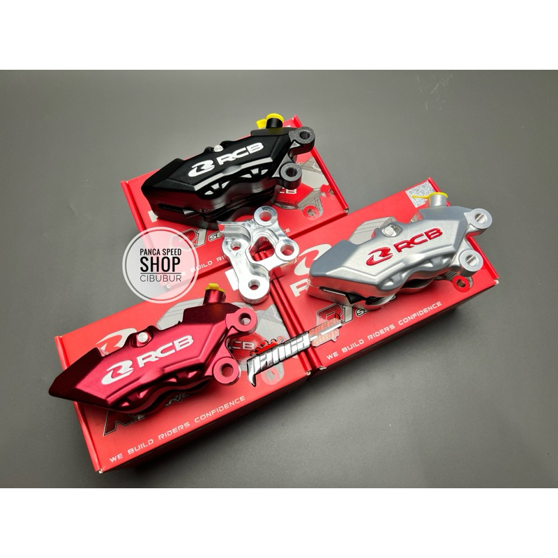 Jual KALIPER RCB R1 4 PISTON RX KING NEW RXK OLD PLUS BREKET CAKRAM LEBAR 300MM | Shopee Indonesia