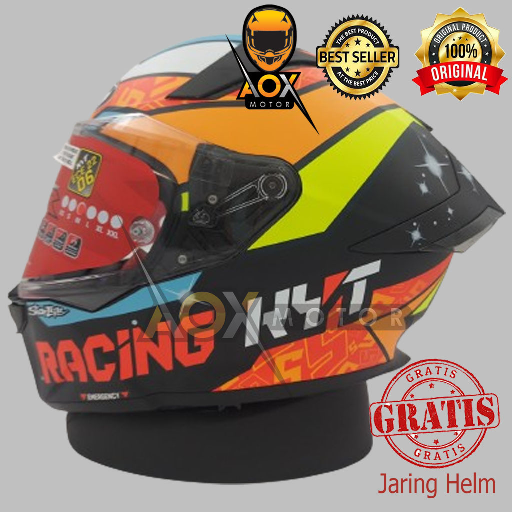 Jual Helm KYT R2R Pro Jaume Masia 2022 Replica Matt Fullface, GRATIS ...