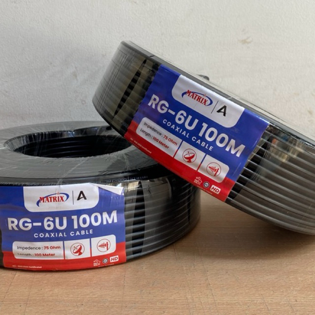 Jual Kabel MATRIX TV PARABOLA 100 M | Shopee Indonesia