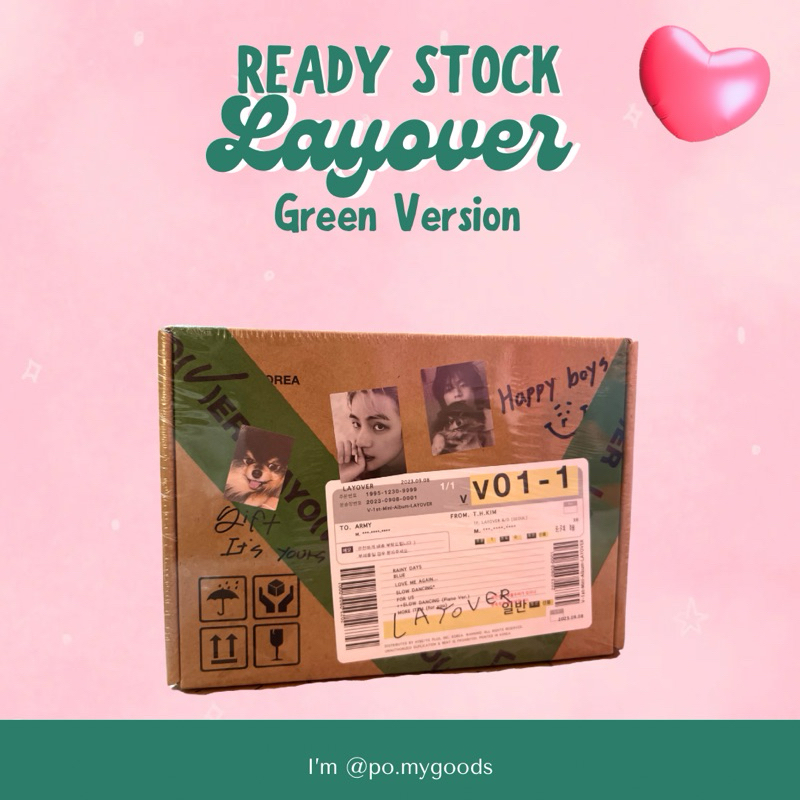Jual READY STOCK LAYOVER ALBUM V TAEHYUNG | Shopee Indonesia