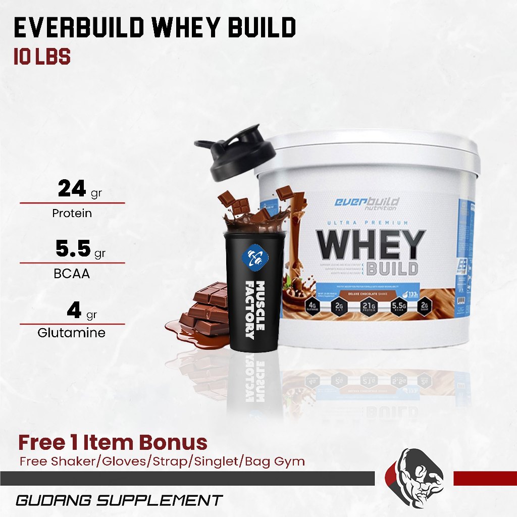 Jual Everbuild Whey Build 10Lbs Whey Protein | Shopee Indonesia