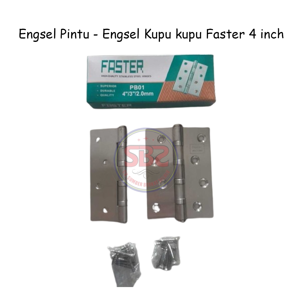 Jual Engsel Pintu - Engsel Kupu kupu Faster 4 inch | Shopee Indonesia