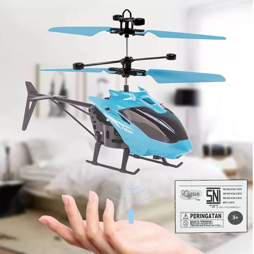 Jual RG SNI Mainan Anak HELIKOPTER RC Terbang dengan Sensor Mobil ...
