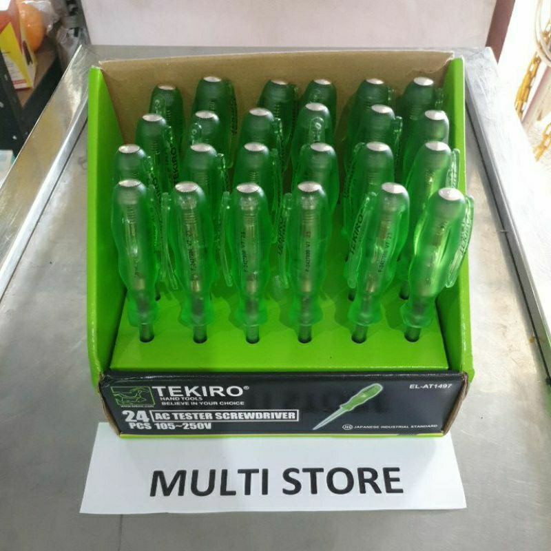 Jual Tekiro tes pen listrik / obeng tes listrik AC | Shopee Indonesia