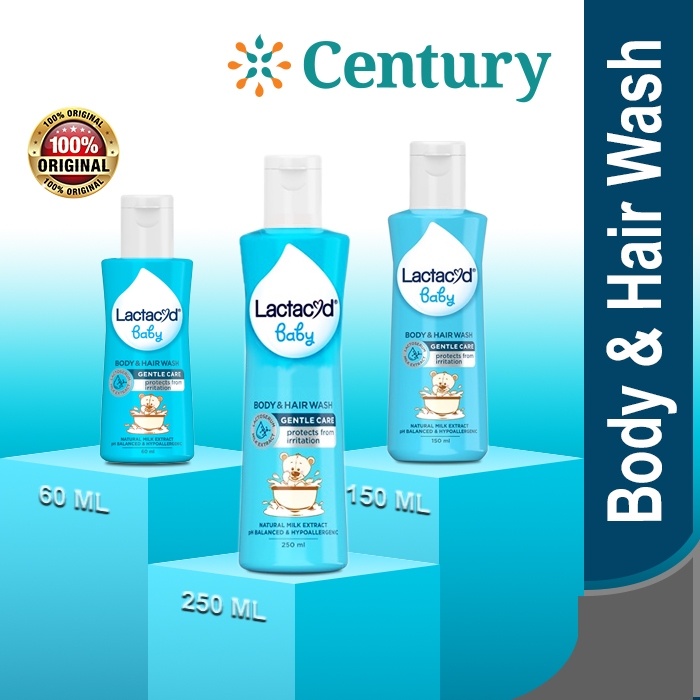 Jual Lactacyd Body & Hair Wash Gentle Care / Body & Hair Wash Extra Milky / 250 ml / 150 ml / 60 ...