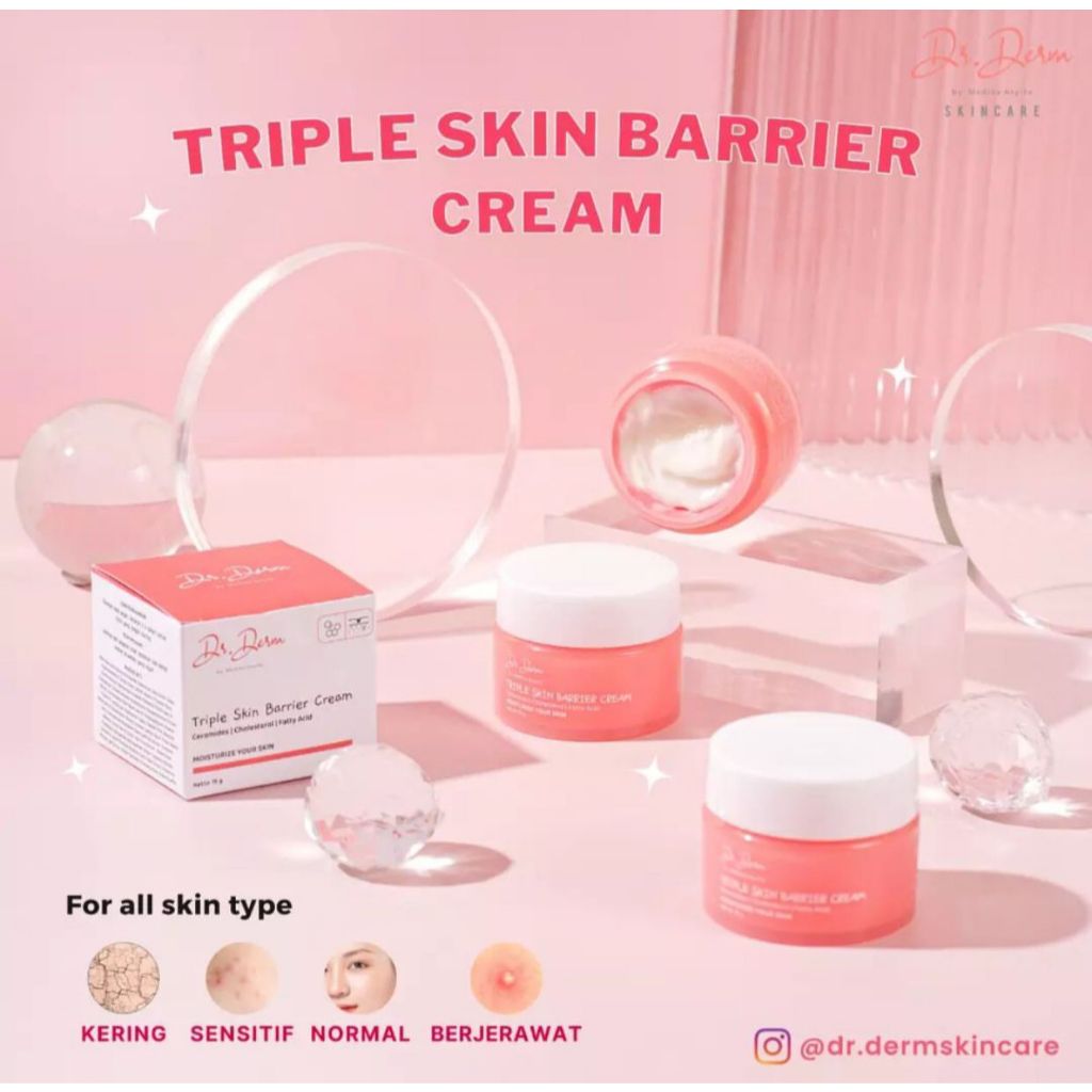 Jual Dr.Derm Triple Skin Barrier Cream | Cream Wajah & Badan Menjaga ...