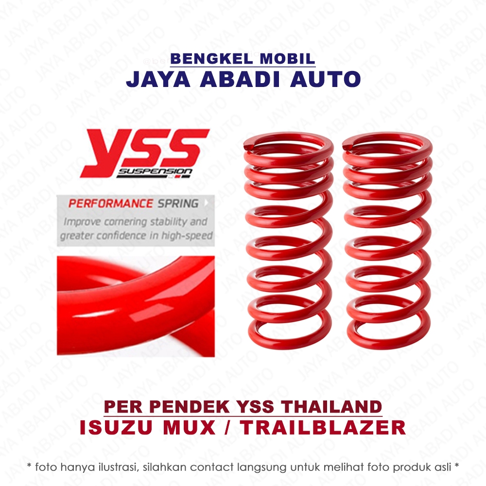 Jual Lowering Kit / Coil Spring / Per Pendek YSS Performance Thailand - ISUZU MUX / CHEVROLET ...