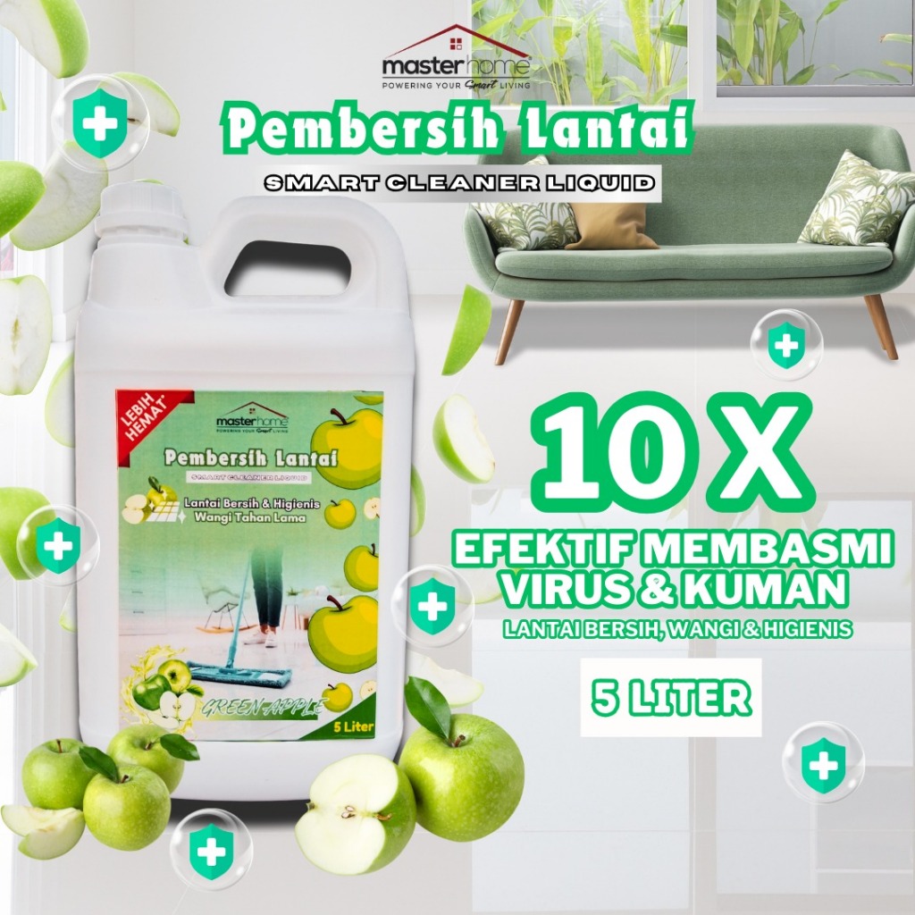 Jual Masterhome Karbol Pembersih Lantai Antibacterial 5 Liter | Cairan ...