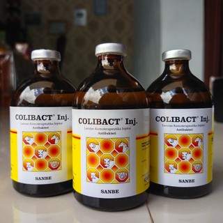 Jual COLIBACT injeksi 100 ml Obat DIARE BATUK PILEK Antibiotik SAPI ...