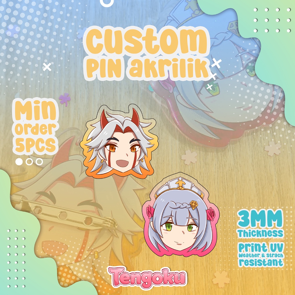 Jual Pin Custom Akrilik | Shopee Indonesia