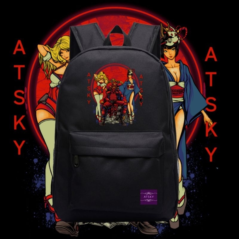 Jual Tas Ransel backpack Premium Samurai Alpha ATSKY Simple school ...