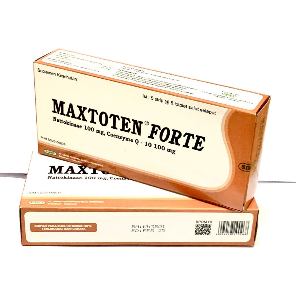 Jual Maxtoten Forte Box isi 30 Kaplet | Original | Shopee Indonesia