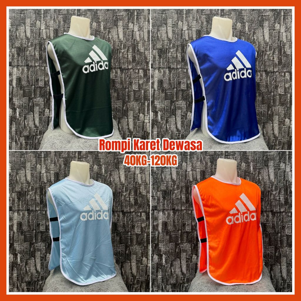 Jual Rompi Bola Ortus Karet \ Rompi Futsal Remaja Dewasa Adidas Karet ...