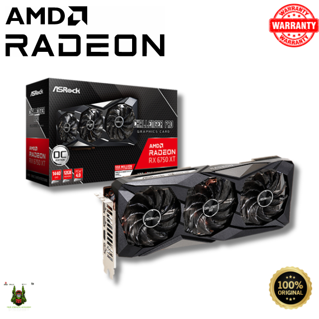 Jual AMD Radeon™ ASROCK RX 6750 XT Challenger Pro | Shopee Indonesia