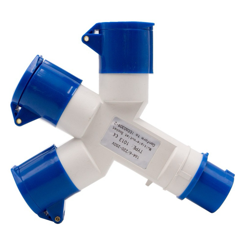 Jual Fort CEE-1013 Industrial Plug & Socket 3 Pin / Industrial Socket Tee / Steker T Industrial ...