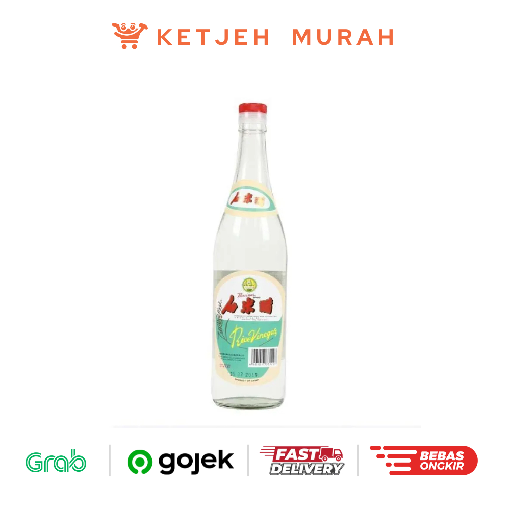 Jual Cuka Beras Putih White Rice Vinegar Cap Narcissus 600 ML | Shopee ...