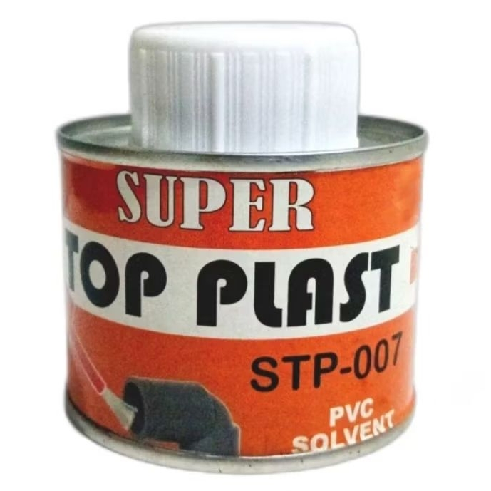Jual Lem Pipa PVC UPVC SUPER TOP PLAST STP 100 SOLVENT CEMENT isi ...