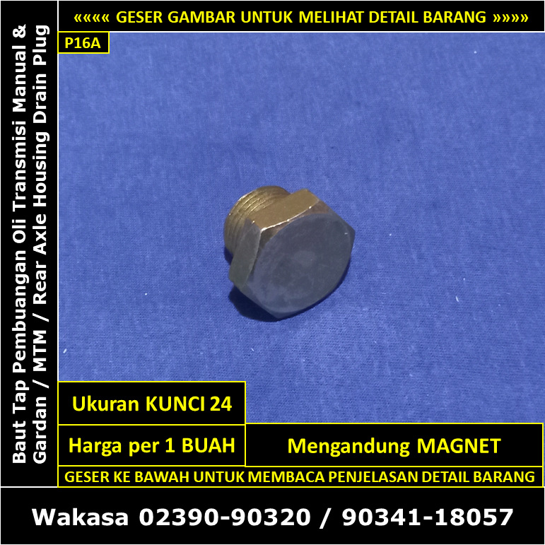 Jual Baut Pembuangan Oli Transmisi & Gardan Toyota Dyna Euro 4 115 PS ...