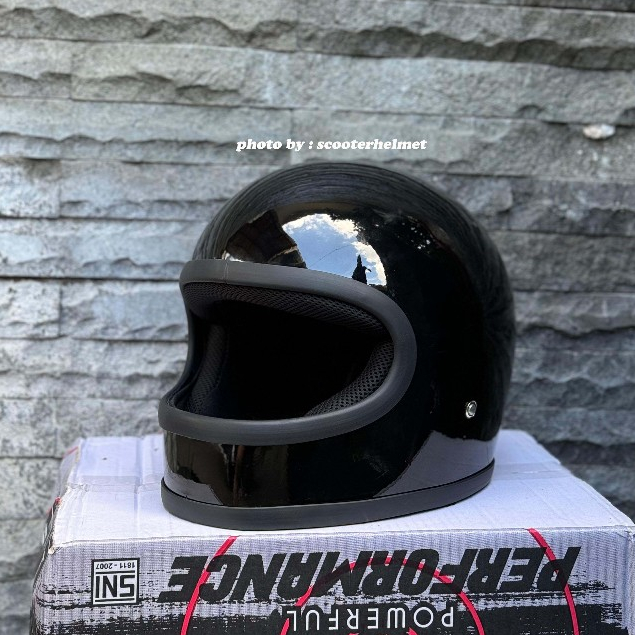 Jual Helm Gringgo Slim Custom Fullface Polos | Shopee Indonesia