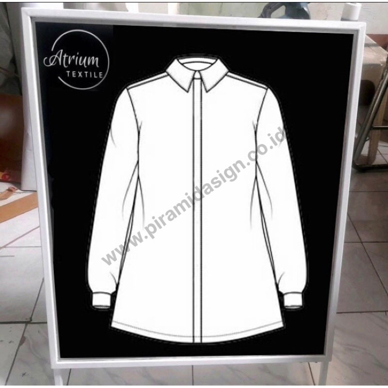 Jual Pigura frame blouse baju jahit kain pola batik | Shopee Indonesia