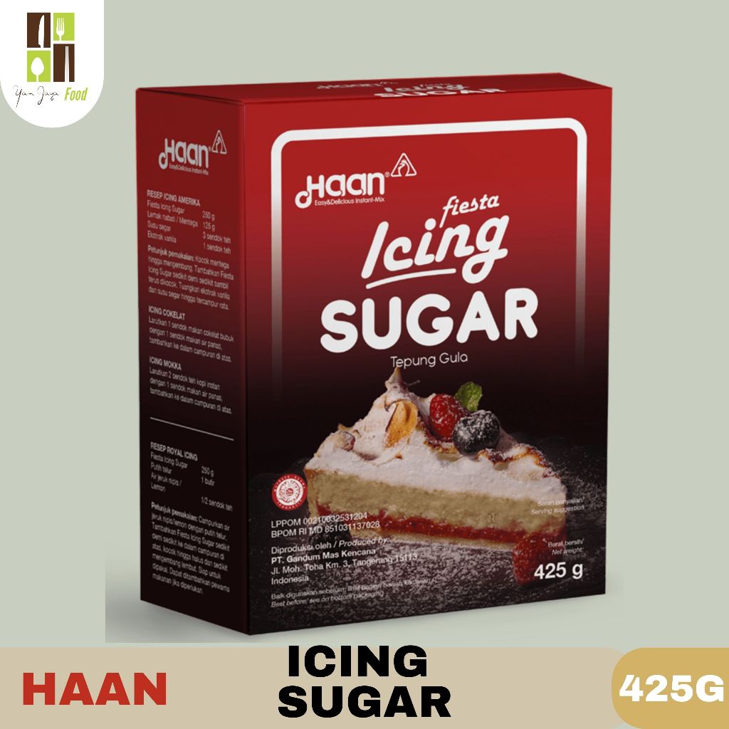 Jual Fiesta Icing Sugar / Tepung Gula / Gula Halus Kemasan 425gr ...