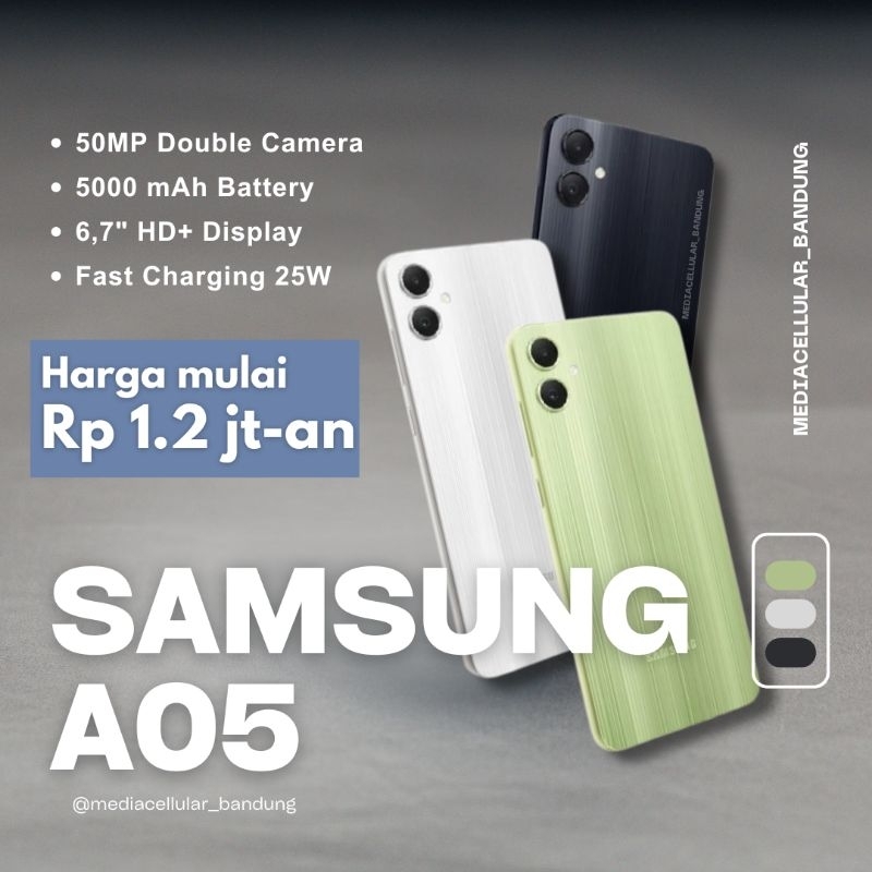 Jual SAMSUNG GALAXY A05 RESMI GARANSI SAMSUNG ELECTRONIC INDONESIA 1 ...
