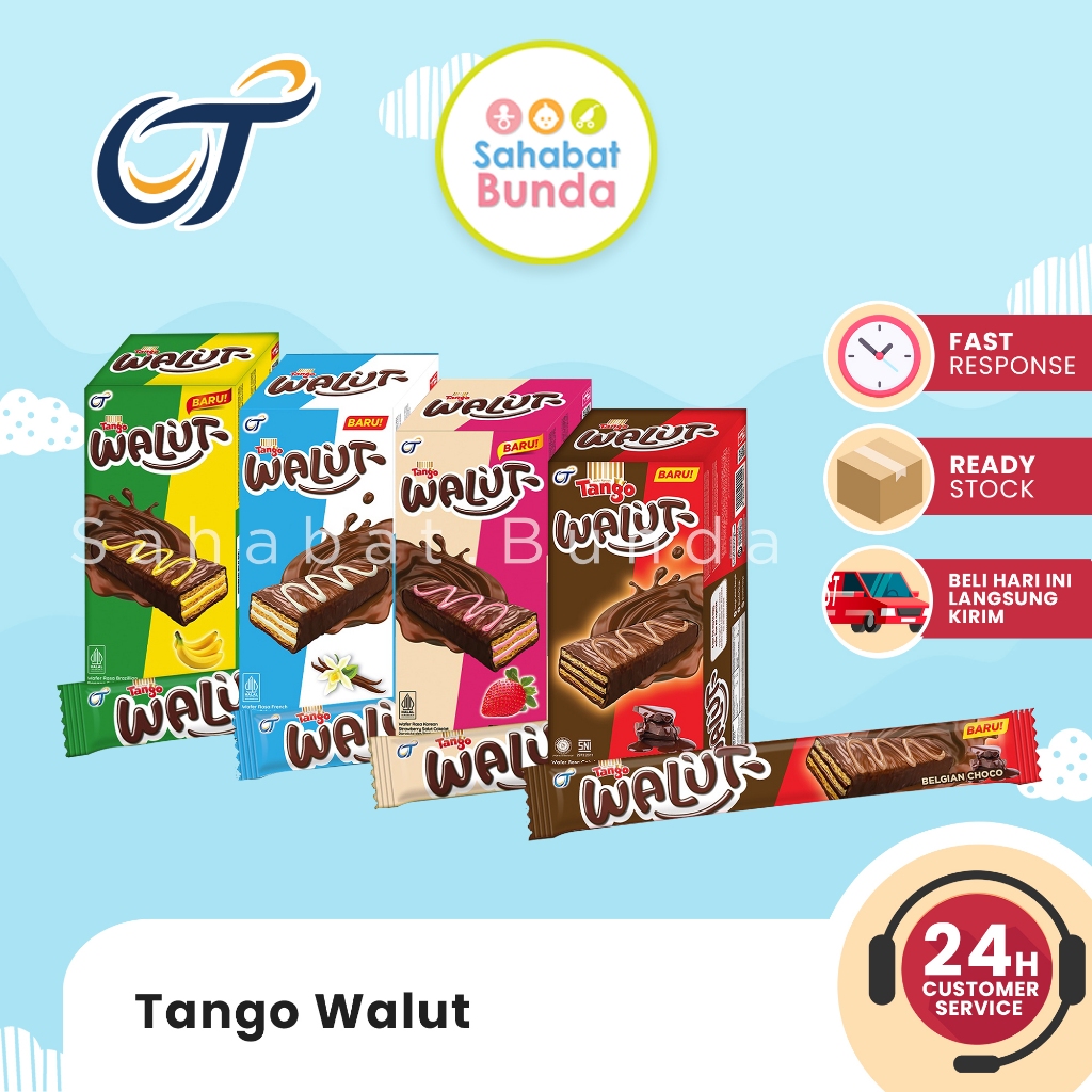 Jual TANGO WALUT WAFER SALUT 15g ISI 5 PCS | Shopee Indonesia