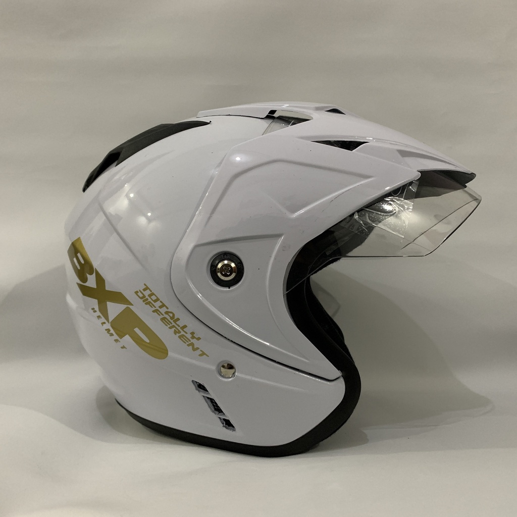 Jual Helm 1 Kaca GL Putih Glossy Polos - Helm SNI - Helm Dewasa ...