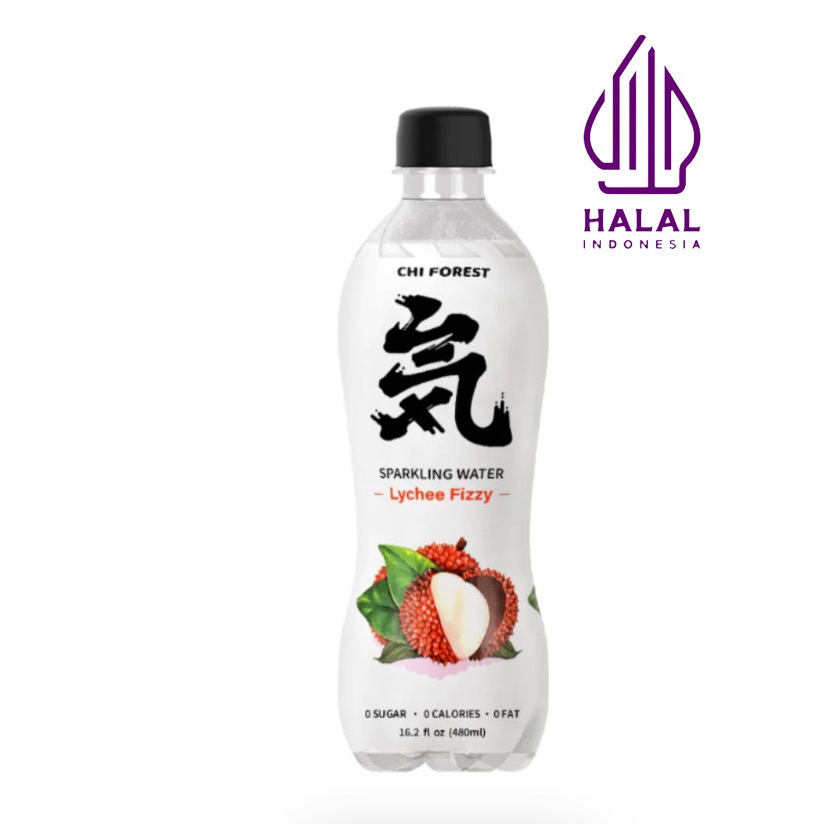 Jual Chi Forest Sparkling Water Bebas Gula Lychee Fizzy 480 ml | Shopee Indonesia