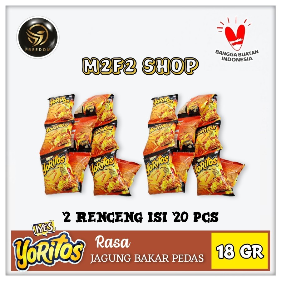Jual Iyes Snack Yoritos Spicy Roasted Corn Flavour | Camilan Rasa ...