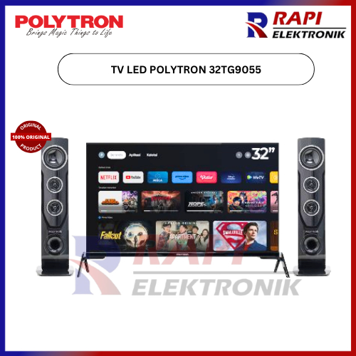 Jual TV LED POLYTRON 32TG9055 Smart Cinemax Google TV 32 inch | Shopee Indonesia