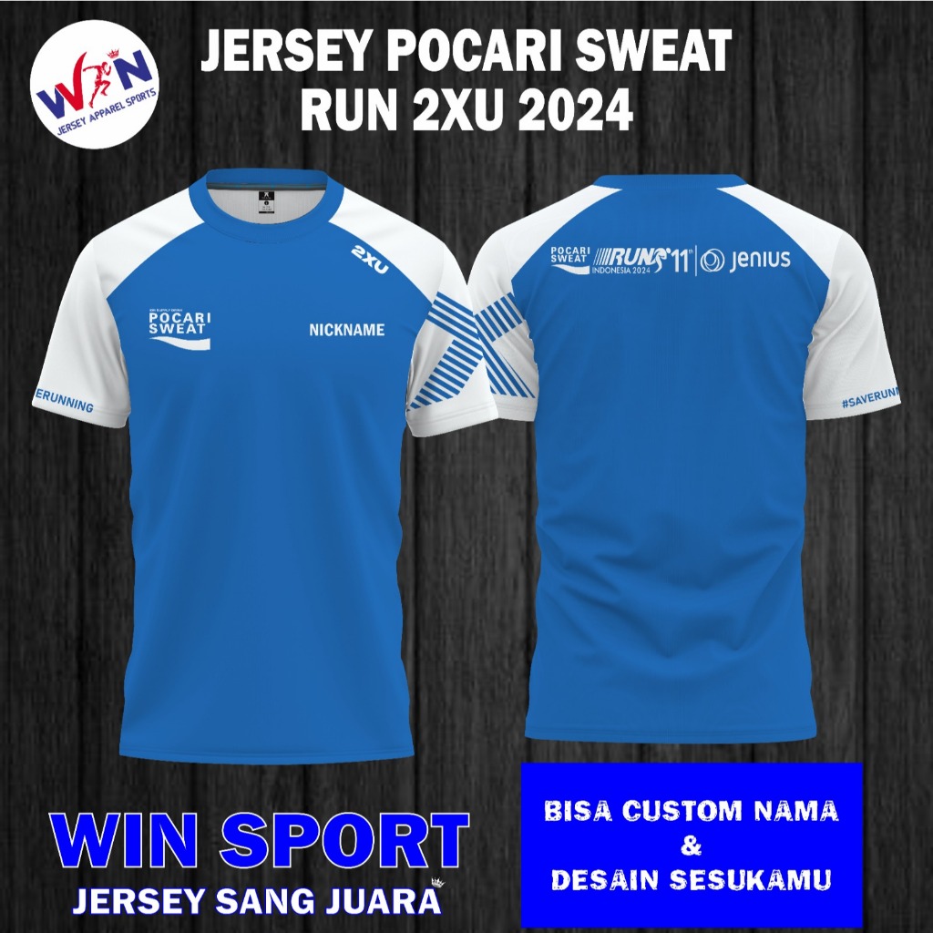 Jual Jersey Running POCARI SWEAT RUN VIRTUAL RUN 2024 – Baju Olahraga ...