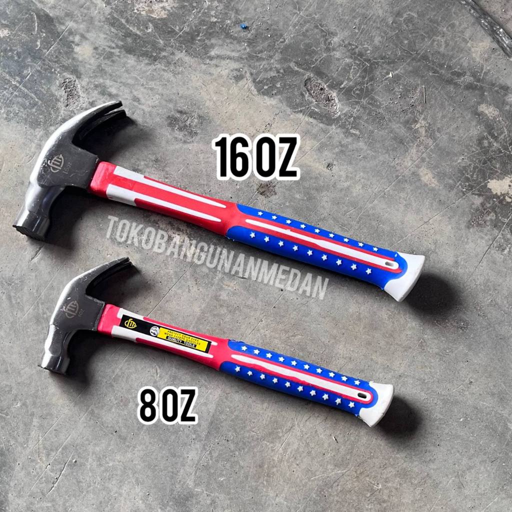 Jual Martil Tanduk Bendera Amex FIT 8 16 oz / Palu kambing Gerigi Besi ...