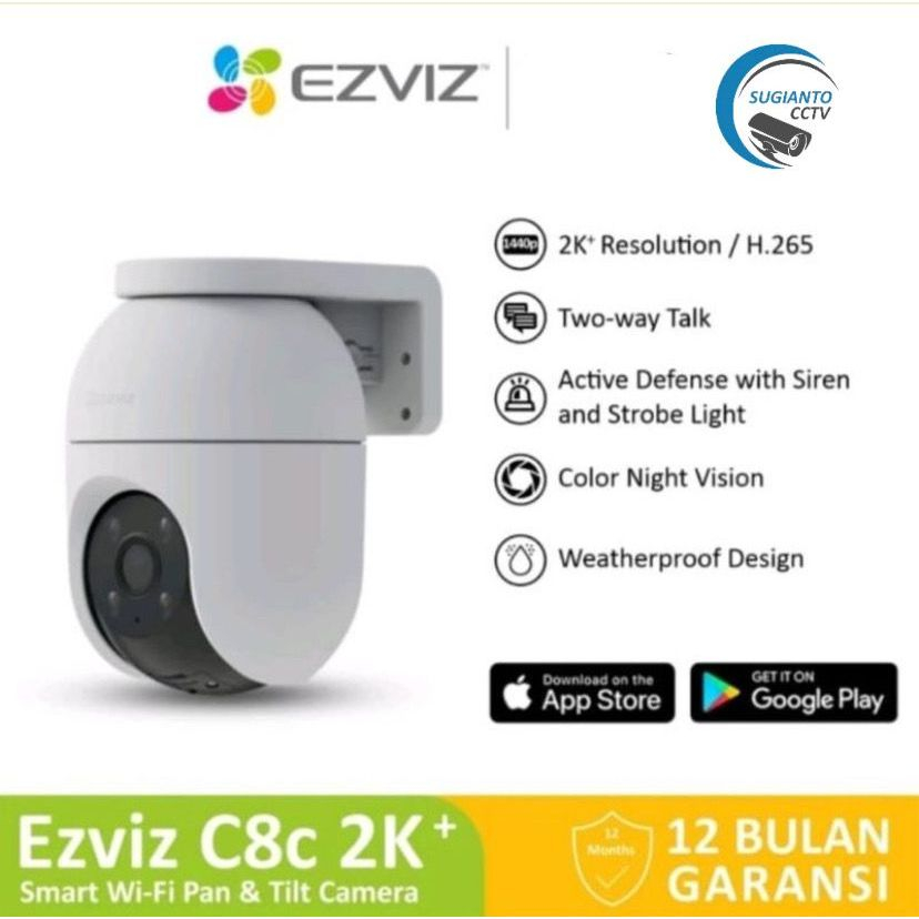 Jual Ezviz C8c 4MP 2K+ Outdoor CCTV Pan & Tilt Wifi IP Camera Auto ...